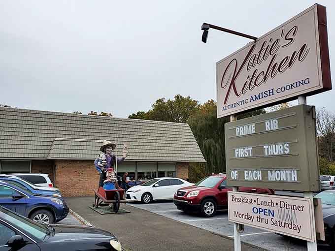 That parking lot tells the whole story&mdash;authentic Amish cooking draws crowds like a barn raising draws neighbors.