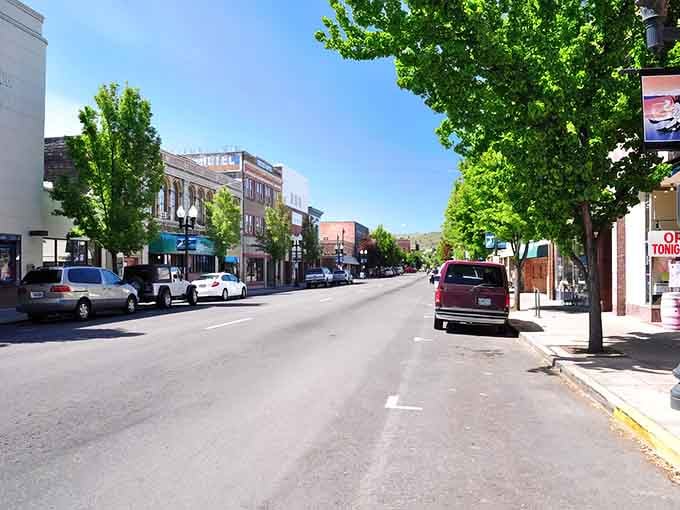Tree-lined streets and brick storefronts remind you that small-town charm doesn't come with a big-city price tag.