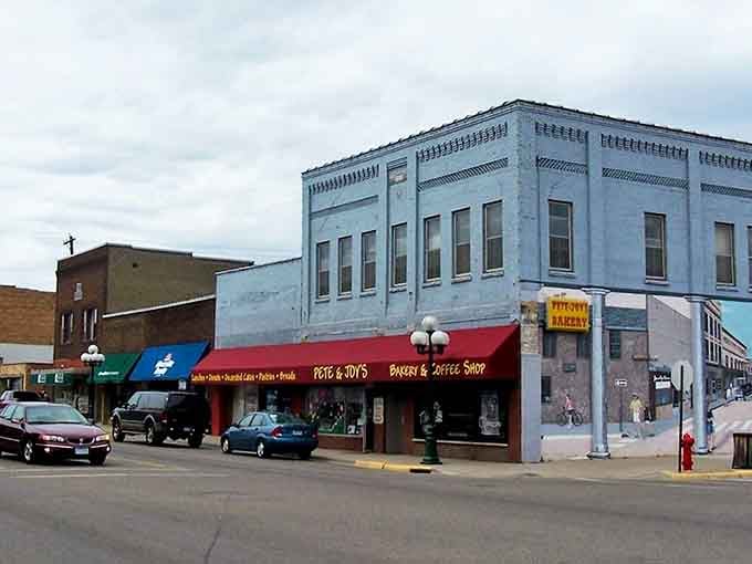 Classic storefronts line this charming street where time slows down and neighbors still know your name.