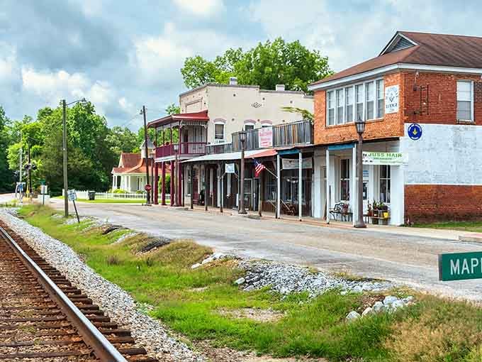 Main Street meets the main line in this perfectly preserved railroad town where history still rolls by daily.