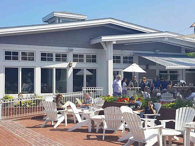 This waterfront beauty proves Wisconsin knows how to do coastal dining without an ocean in sight.