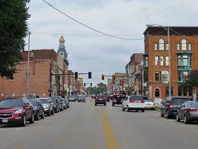 Main Street Van Wert looks like someone hit the "preserve charm" button and never let go.