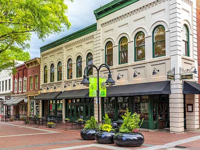 Historic storefronts and brick-paved charm, Charlottesville's Downtown Mall is happiness you can actually walk through.