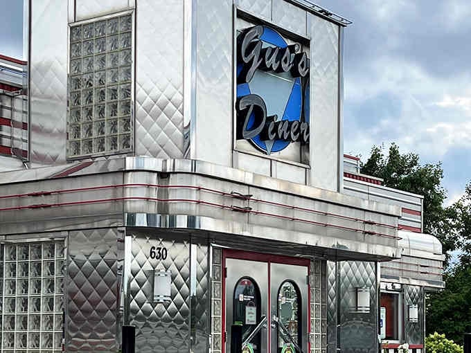 That gleaming stainless steel facade isn't just architecture, it's a beacon calling you home to breakfast.