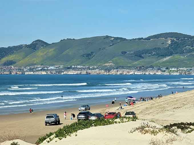 Your family sedan becomes a beach cruiser in California's most liberating coastal playground.