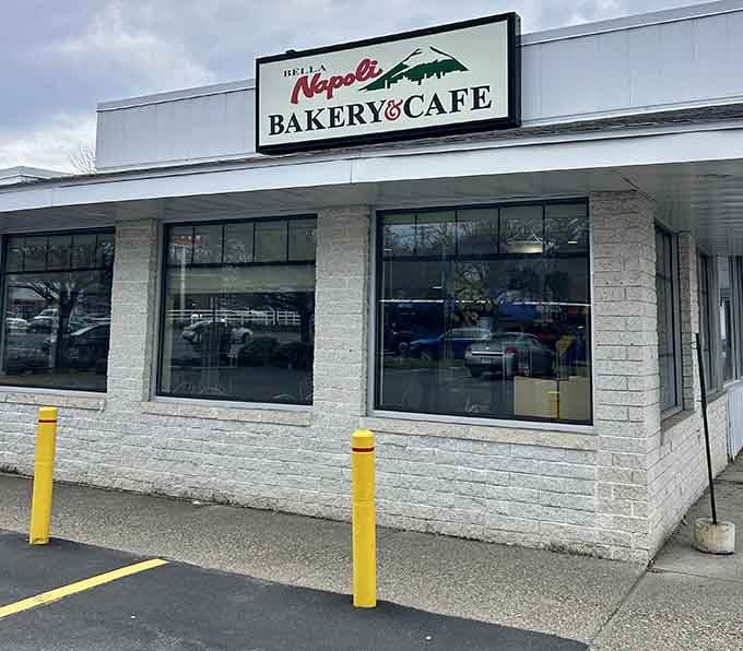 That unassuming white brick exterior hides more delicious secrets than your grandmother's recipe box ever did.