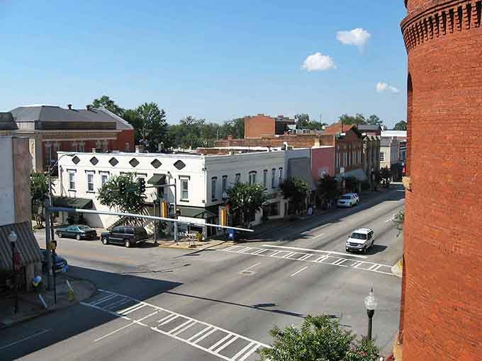 From this rooftop view, Americus spreads out like a perfectly preserved time capsule of Southern charm and character.