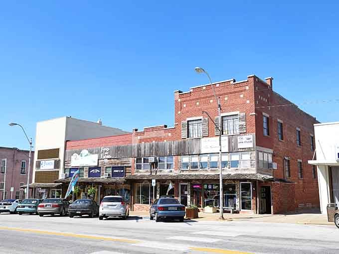 Historic storefronts line the street like old friends waiting to share their stories with you.