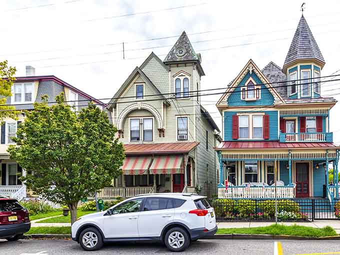 When houses compete for "most turrets and gingerbread trim," everybody wins &ndash; especially your camera roll and Instagram feed.