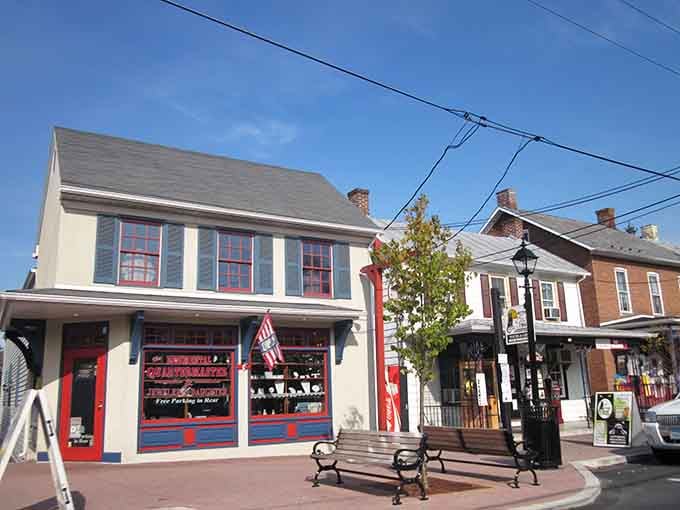 Blue shutters, red trim, and a bench made for people-watching&mdash;Lititz wrote the book on small-town charm.
