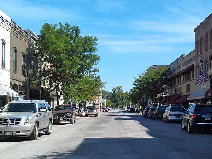 Tree-lined streets and classic architecture create the kind of Main Street America that never goes out of style.