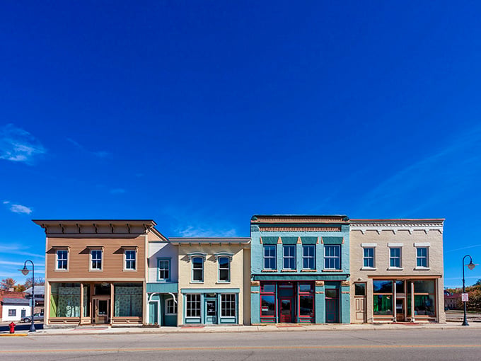 These colorful storefronts look like a movie set, but they're real and waiting for you to explore them.