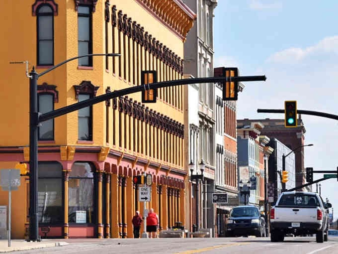 These colorful storefronts along Muncie's streets remind you that small cities still have big character and charm.