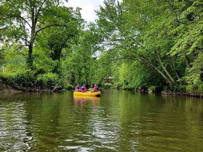 That raft holds more joy per square foot than most people's entire vacation plans combined.