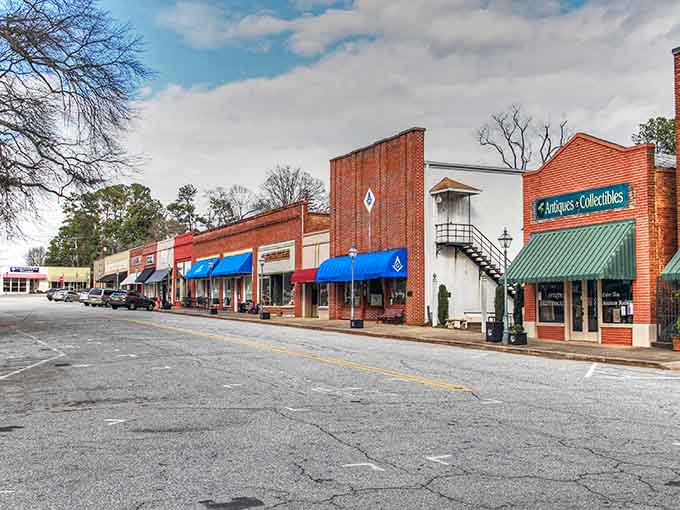 Wide streets and historic buildings create the perfect backdrop for an afternoon stroll through authentic Southern charm and character.