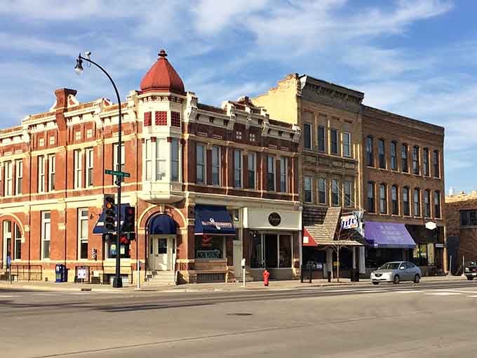 That corner turret with the red dome steals the show&mdash;architecture this charming doesn't need to show off.