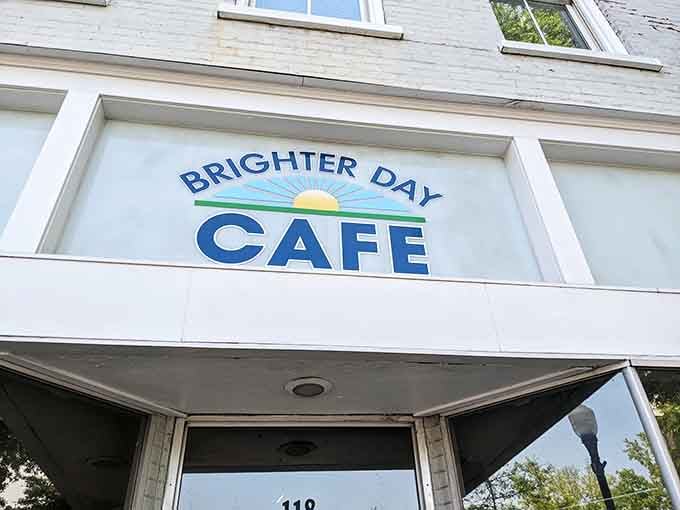 The sunny optimism radiates from every letter, beckoning you toward breakfast bliss and '80s nostalgia.
