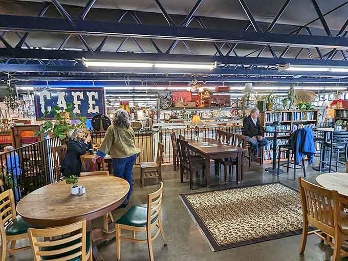Tables and chairs that have hosted more conversations than your favorite coffee shop, waiting for their next chapter.
