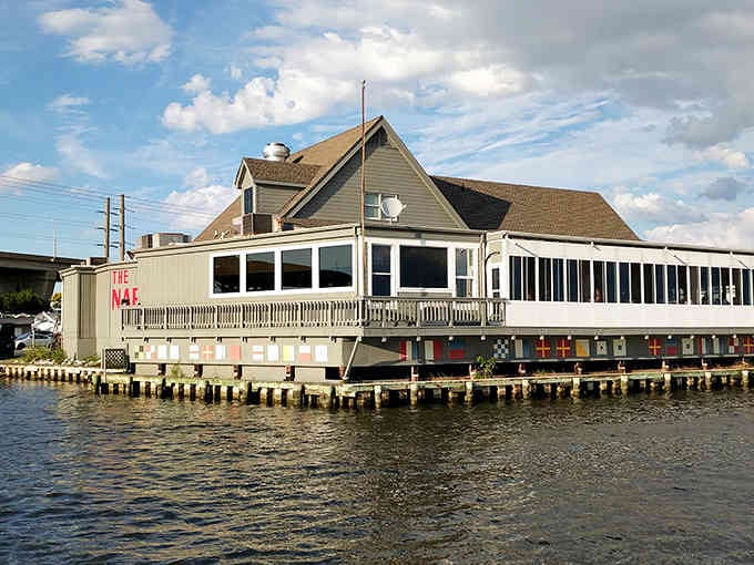 When a restaurant sits right on the water like this, you know the seafood inside is as fresh as it gets.