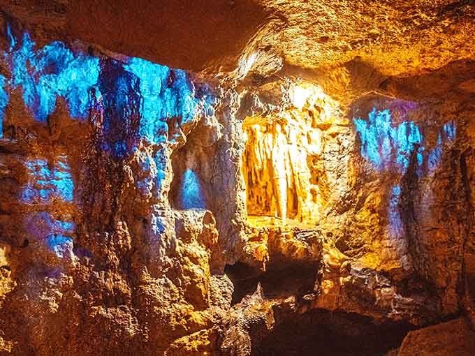 When the lighting hits just right, you'll swear you've stepped into an alien cathedral of stone.