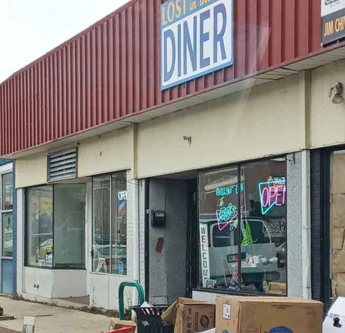 The unassuming exterior hides a time machine that runs on milkshakes and pure nostalgia inside.