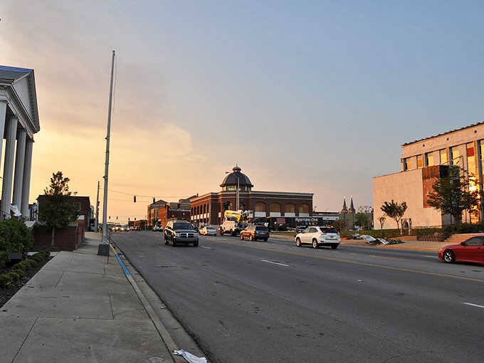 Golden hour transforms these historic streets into something Norman Rockwell would've painted between coffee breaks.