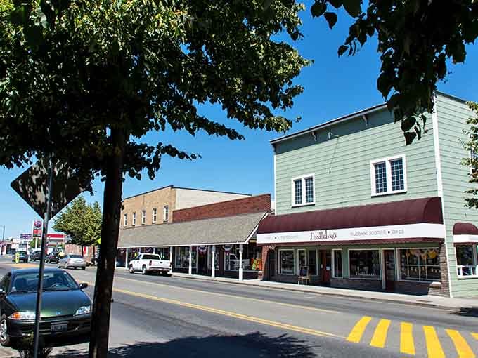 Tree-lined streets and local shops create that Norman Rockwell vibe without the vintage price tag.