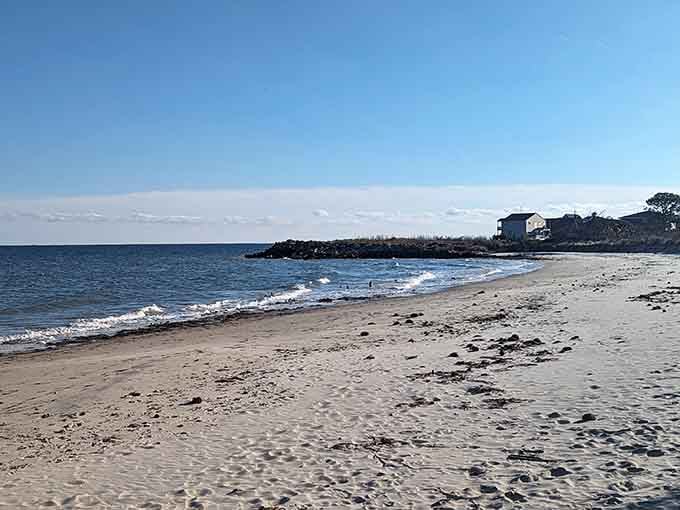 This is what beaches looked like before someone decided they needed tiki bars and jet ski rentals.