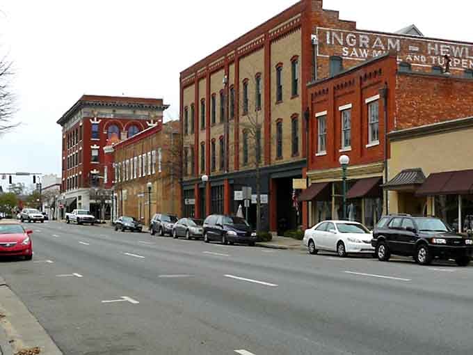 Historic storefronts line these streets where your wallet won't cry every month when rent's due.