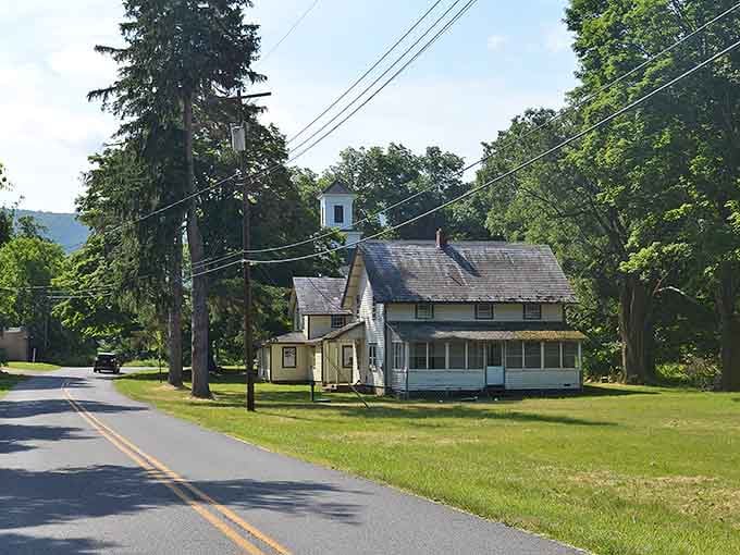 These quiet streets whisper stories of simpler times, where neighbors still wave and nobody's ever in a rush.