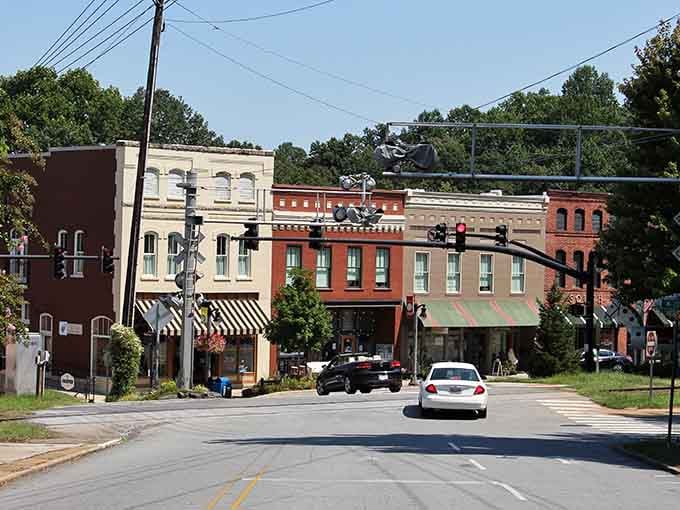 Historic architecture meets mountain living where every building tells a story worth hearing over coffee.