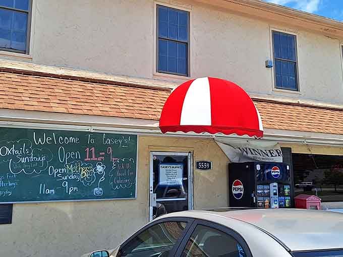 That chalkboard menu changes daily, giving you excellent reasons to become a regular at this local treasure.