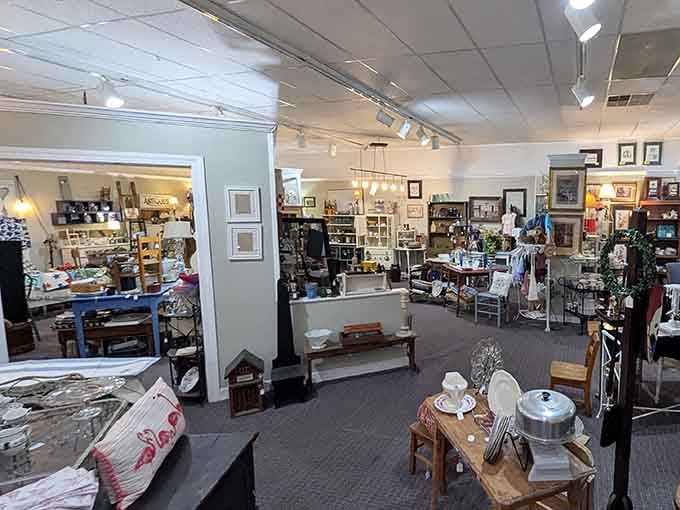 Clean, organized, and packed with possibilities, this isn't your typical cluttered antique shop experience at all.