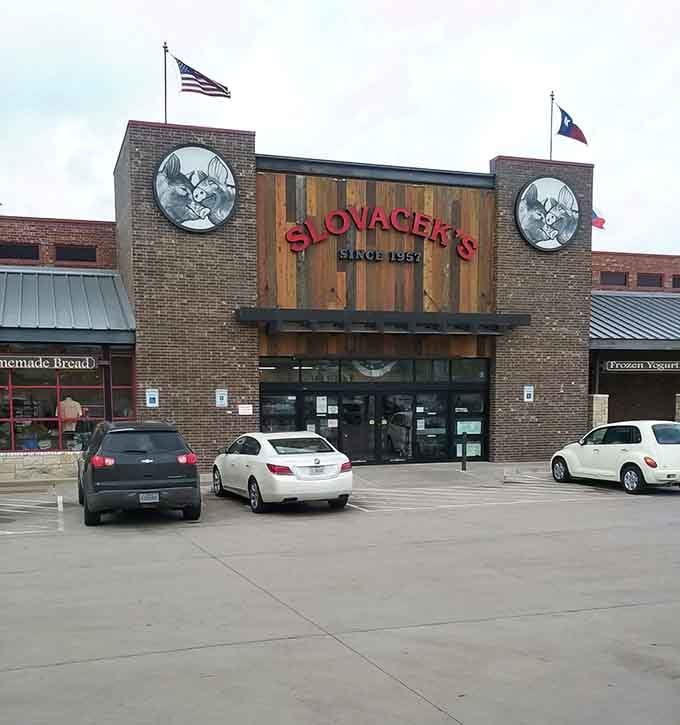 This isn't your average highway stop; the thoughtful architecture hints at the culinary treasures housed within.