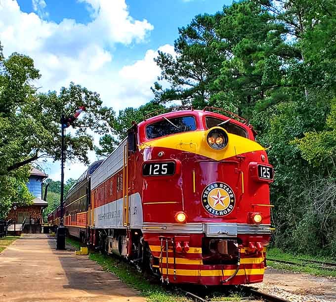 When a locomotive this gorgeous pulls into the station, even your smartphone can't compete for your attention.