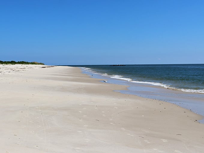 Endless sand, endless sky, endless possibilities for finally finishing that book you've been carrying around since June.