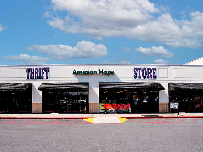 Simple signage, extraordinary finds—sometimes the best things come in the most straightforward packages.