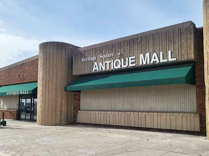 Heritage Square's exterior stands proud, a beacon for anyone who appreciates the beauty of bygone eras.