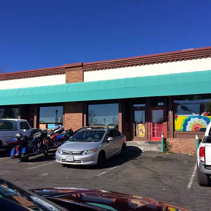 Flagstaff mornings start here, where that cheerful exterior hints at the flavor explosions waiting inside those doors.