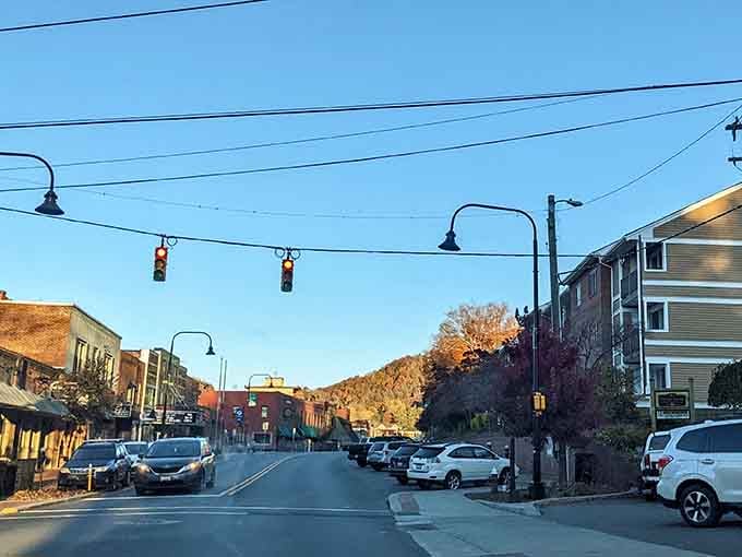 Sunset light paints the streets golden, proving the best things in life really are absolutely free.