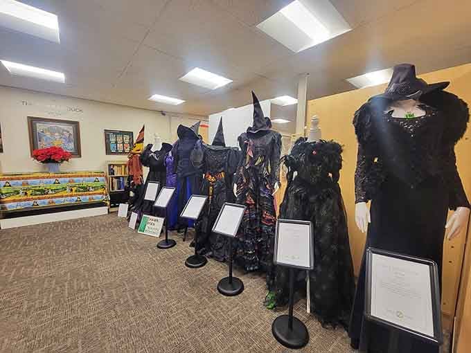 These witch costumes from various productions stand ready to haunt your dreams in the most wonderful way possible.