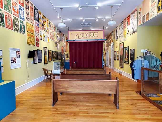 Walking into this space feels like entering a time capsule where every surface tells a story of wonder.