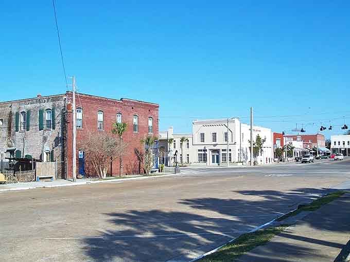 Wide open streets invite leisurely strolls past buildings that have stories worth hearing over coffee.