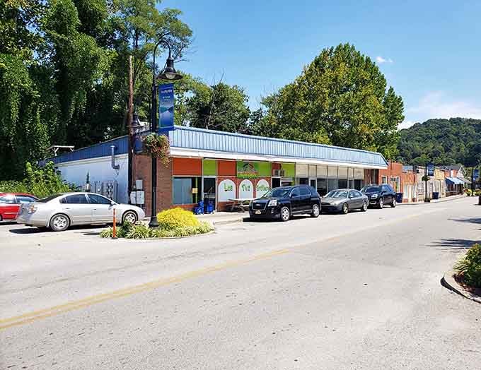 Downtown's colorful storefronts prove that charm doesn't require a big-city budget or a corporate makeover committee.