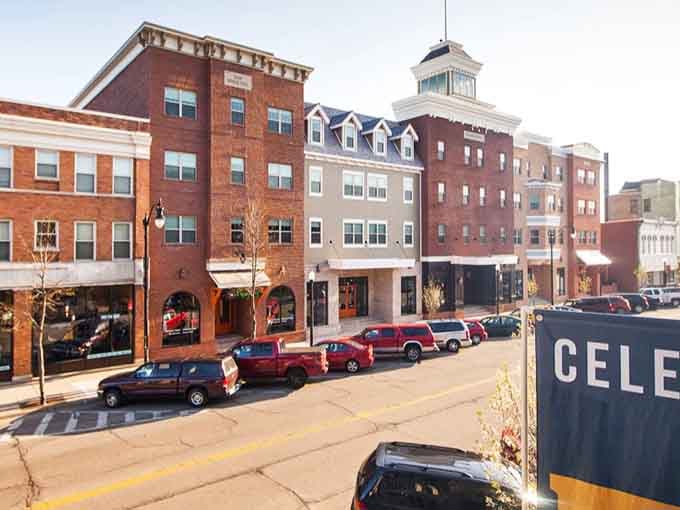 These beautifully preserved buildings house the kind of local businesses that make chain stores look utterly soulless.
