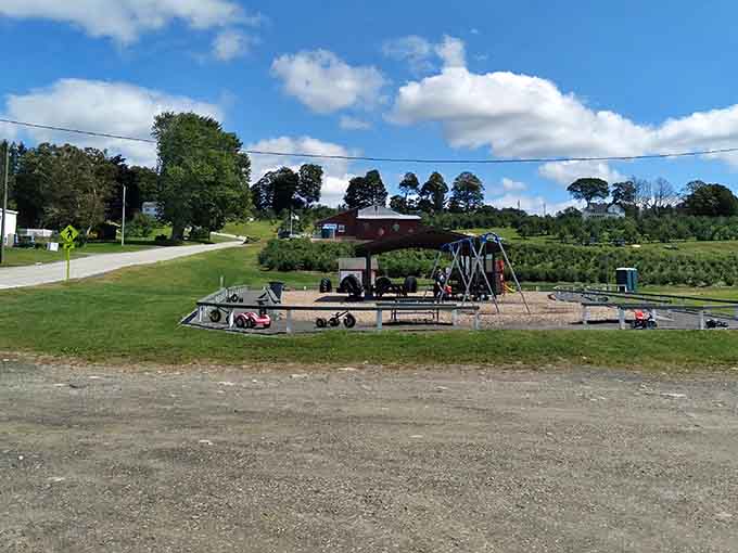 Community playgrounds like this remind us that the best childhood memories are made outdoors, not on screens.