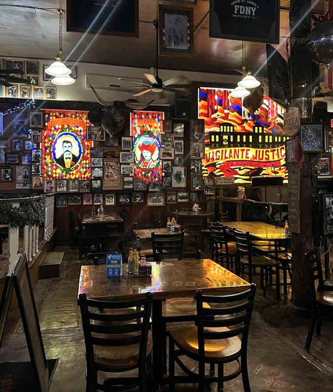 Every inch of wall space celebrates Tombstone's colorful past with memorabilia that would make any museum jealous beyond words.