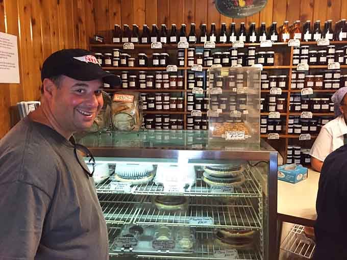 Behind that counter lies a treasure trove of homemade jams and preserves that'll make your morning toast infinitely better.