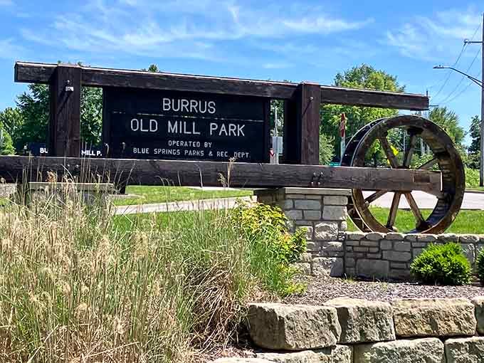 That mill wheel tells you this place remembers its roots while embracing everything modern and wonderful.