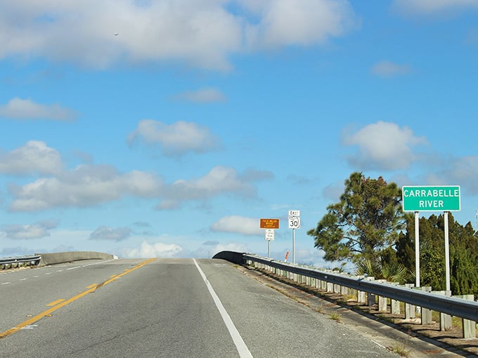Cross this bridge and you're officially entering a place where your biggest decision is lunch or dinner first.